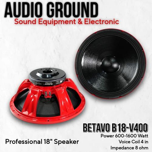 Jual SPEAKER KOMPONEN 18" BETAVO B18-V400 ORIGINAL PRODUCT - Kota ...