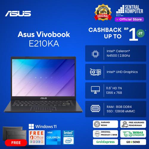 Promo Asus Vivobook Go 12 E210KA Intel Celeron RAM 8GB 128GB 11,6" OHS ...