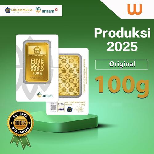 Promo 100 GR (GRAM) GOLDBAR/LOGAM MULIA/LM/EMAS BATANGAN ANTAM ...