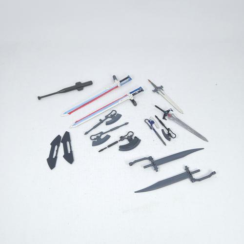 Jual gundam weapon 3 HG 1/144 oo zaku impulse heat axe mace long sword ...