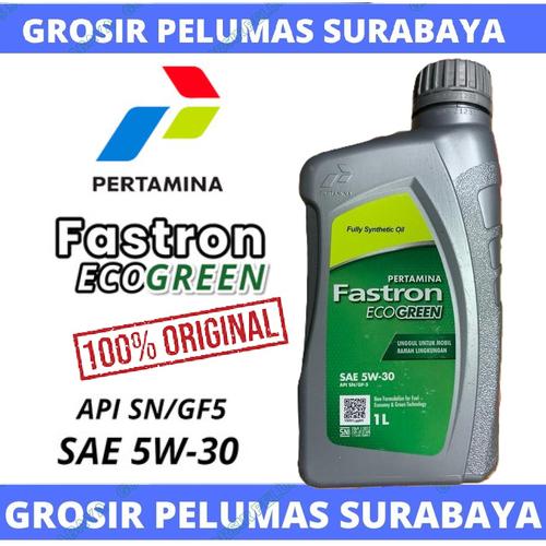 Jual ASLI oli LCGC Pertamina Fastron ECO Green 5w30 5W-30 5W/30 BOTOL 1 ...
