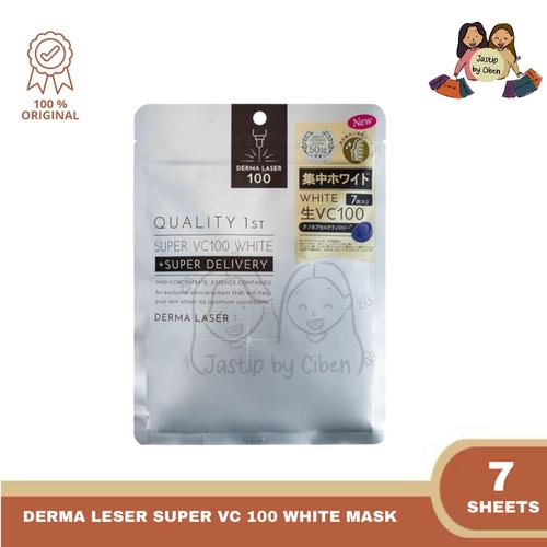 Jual READY STOCK - Derma Laser Super VC 100 White Mask Original Japan ...