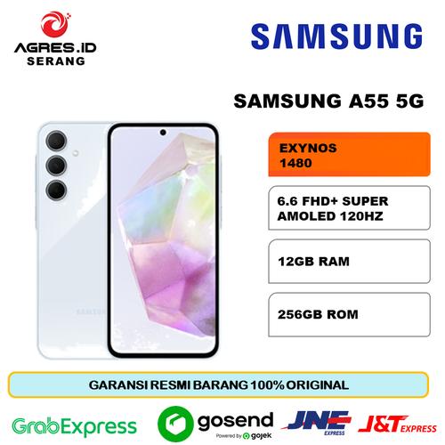Jual SAMSUNG GALAXY A55 5G 12GB 256GB ICE BLUE GARANSI RESMI - 8GB ...