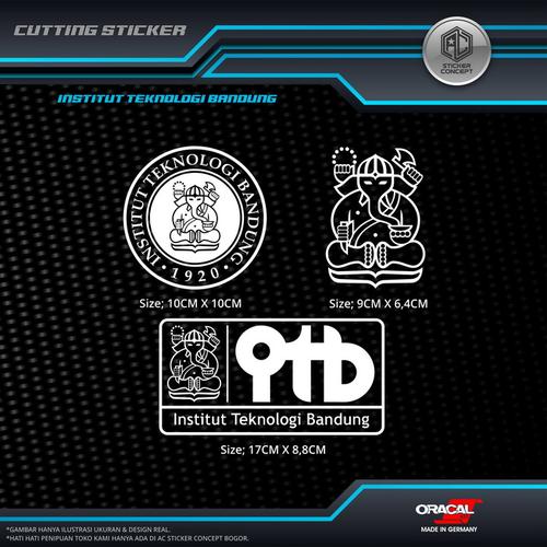 Jual Sticker Cutting Logo ITB 1920 Stiker Institut Teknologi Bandung ...