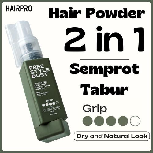 Jual HAIRPRO Freestyle Dust 2 in 1 - Hair Powder Styling & Volumizing ...
