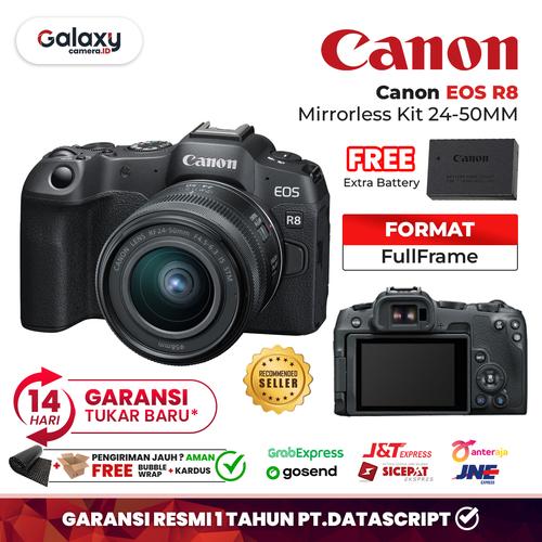 Promo Canon EOS R8 Kit RF 24-50MM Kamera Mirrorless FullFrame Garansi ...