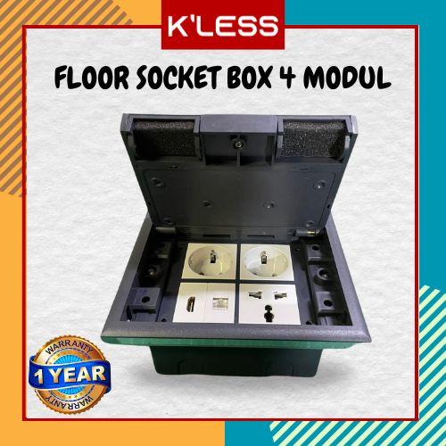 Promo Floor Socket Box Stop Kontak Lantai Tanam Floor outlet System 4 ...