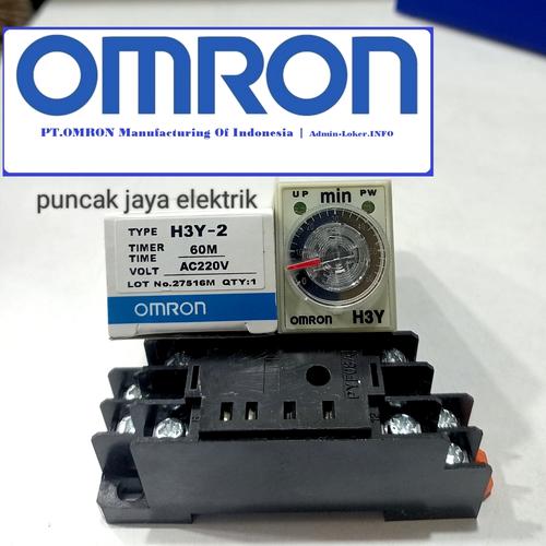 Jual timer Omron original h3y2 60 menit minute 220vac/timer Omron h3y 2 - Jakarta Barat - Puncak ...
