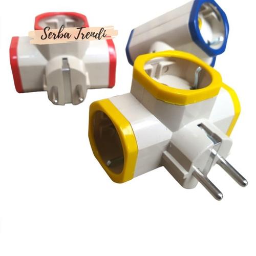 Jual T Steker Arde Colokan Cabang Tiga Lubang 3 Kaki Colokan Steker ...