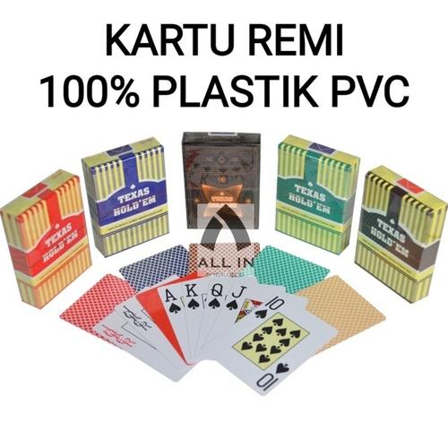 Promo Kartu Remi Poker Plastik PVC Anti Air / Plastic Waterproof ...