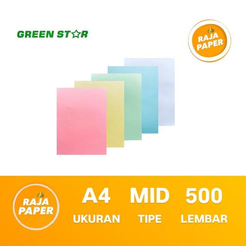 Jual Kertas NCR " MIDDLE " Ukuran A4 500 Lembar 50 Gsm Gr Gram By GREEN ...