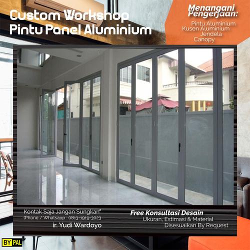Jual Kusen aluminium kaca partisi ruko warung kantor jendela expanda ...