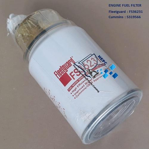 Jual Fuel Filter Water Separator Engine Cummins 5319566 - Fleetguard ...
