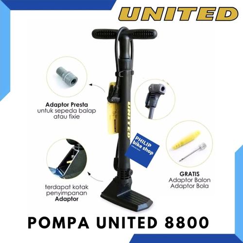 Jual Pompa Sepeda United PM 8800 / Pompa Lantai Motor dan Sepeda - Kab ...