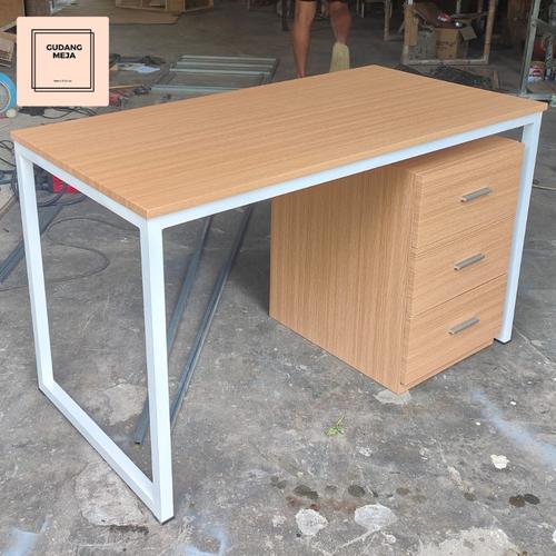 Jual meja ukuran120*60*75 laci susun drawers meja kerja kantor ...