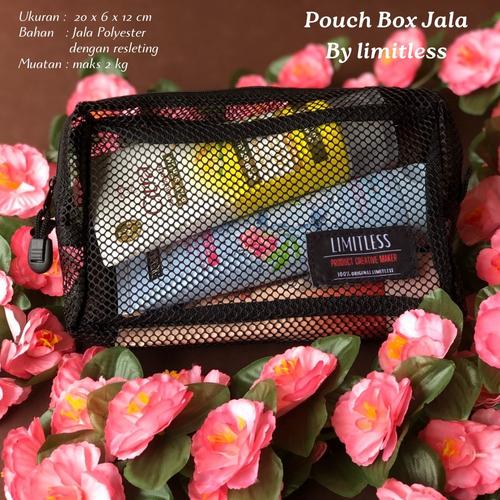 Jual LIMITLESS - Jaring BOX Alat Mandi/Pouch Make Up Skincare/Dompet ...