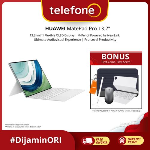 Jual HUAWEI MatePad Pro 13.2" Tablet RAM 12 GB 2.8K OLED Touchpad Keyboard - Green, TelePack ...