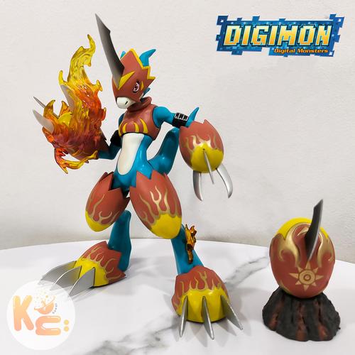 Jual Action Figure Flamedramon Digimon Adventure Veemon Armor Digivolve ...