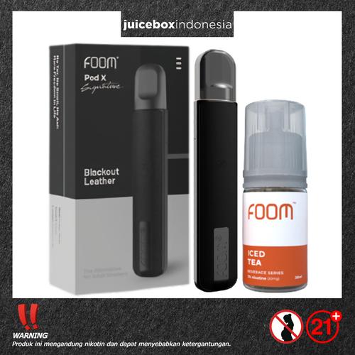 Jual PAKET FOOM X POD SIGNATURE AUTHENTIC by FOOM LAB - ORANGE LEATHER ...
