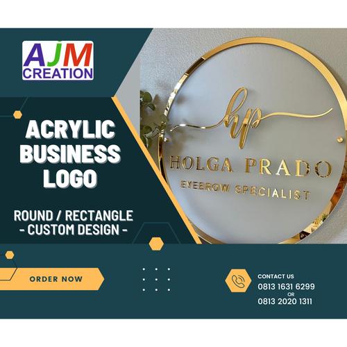 Jual Custom Acrylic Logo Akrilik Logo Bisnis Usaha TERBAIK, MURAH ...