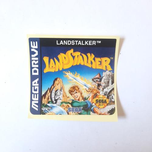Jual Stiker Label Kaset Sega Landstalker Cover Game Jadul Mega Drive ...