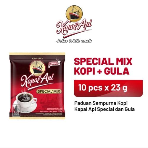 Jual Kopi Kapal Api Special Mix Kopi + Gula 23 Gram 1 Renceng isi 10 ...