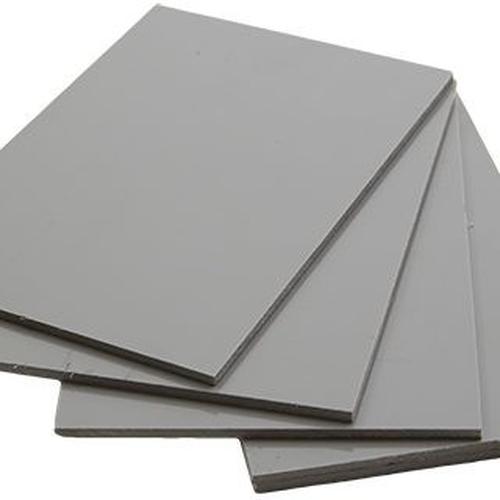 Jual PVC Sheet Grey 2mm x 30cm x 65cm / Plat PVC Lembaran Abu Abu ...