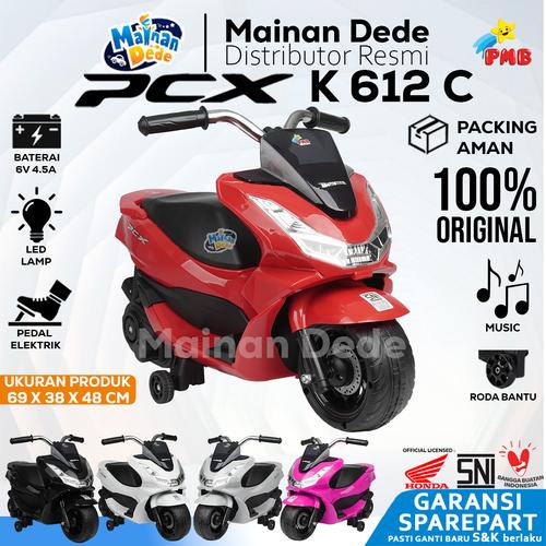 Promo Mainan Motor Anak PMB PCX K612C AKI K612 Manual dorong PCX MINI ...