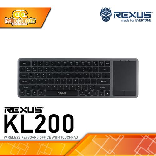 Jual KEYBOARD REXUS KL200 with Touchpad Bluetooth Wireless - Office ...