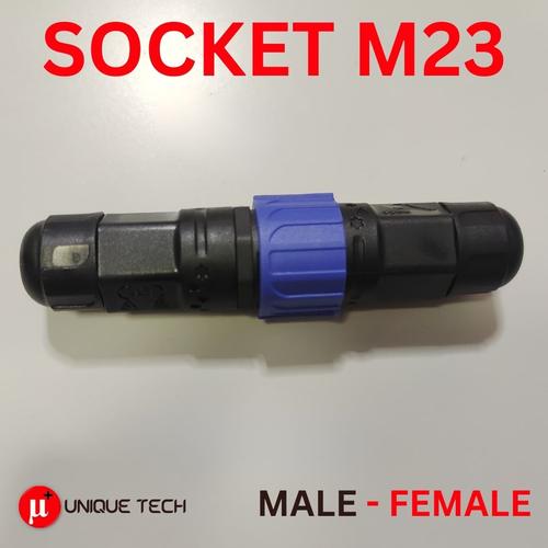 Jual SOKET KONEKTOR M23 8 PIN MALE FEMALE SOCKET CHARGER BATERE MOTOR LISTRIK GESITS VIAR ...