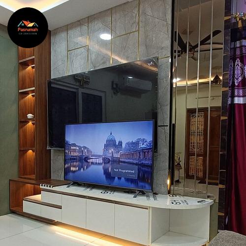 Jual Backdrop tv minimalis hpl/backdrop tv modern/backdrop tv custom ...