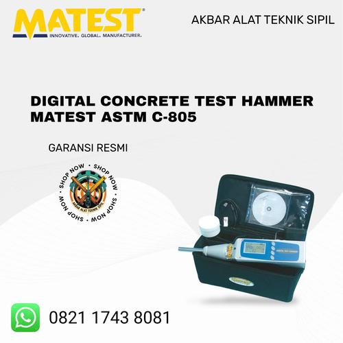 Jual MATEST Digital Concrete Test Hammer ASTM C-805 – Pengukur Kekuatan ...