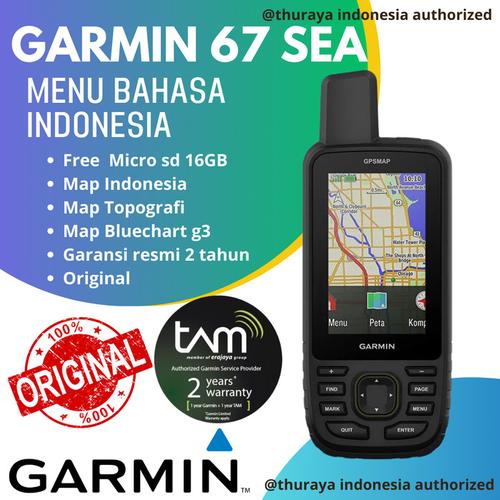 Jual Garmin GPS Map 67 / 67s / 67 sea GPS Map Original Garansi Resmi - Jakarta Selatan - Thuraya ...