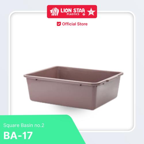 Promo LION STAR Baskom Kotak Square Basin No. 2 BA-17 - Orange - Kab ...