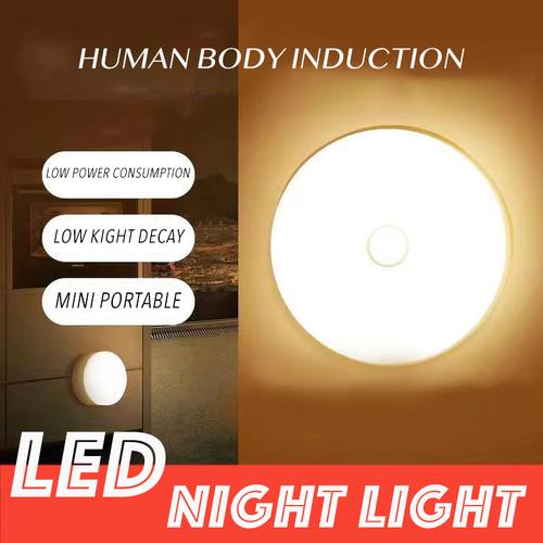 Jual Lampu Sensor Gerak LED Lampu Serbaguna Night Light Body Induction ...