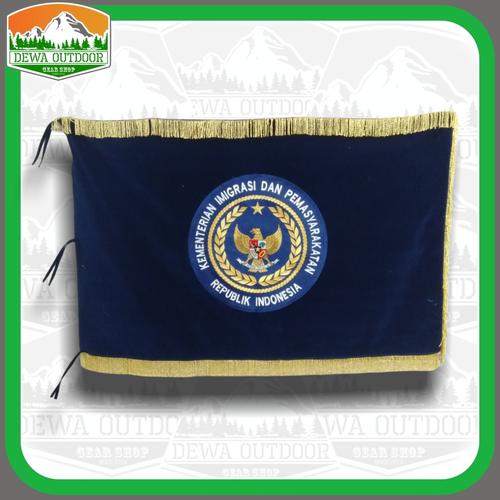 Jual bendera pataka kemenimipas / kemeterian imigrasi dan ...