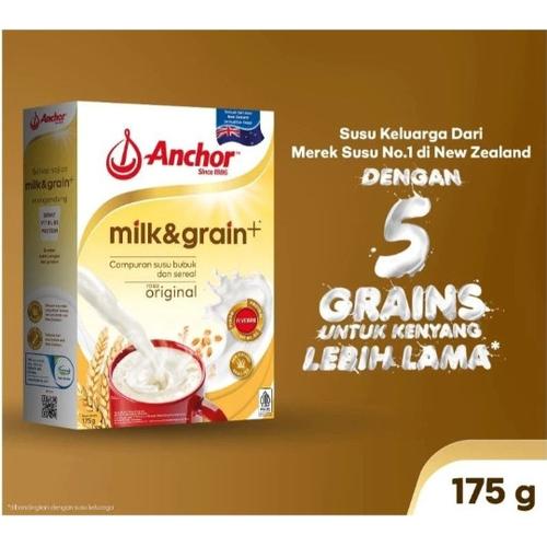 Promo [NED] Anchor Milk & Grain Susu Keluarga Original 175g - Susu ...
