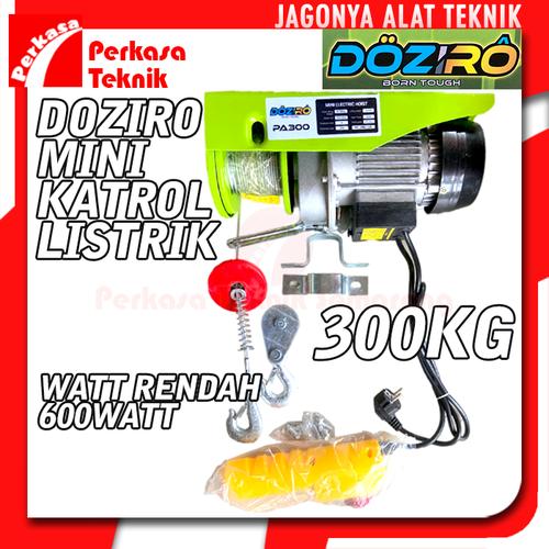 Jual Katrol Mini Listrik 12M/20M Wire Rope DOZIRO PA300 Mini Electric ...