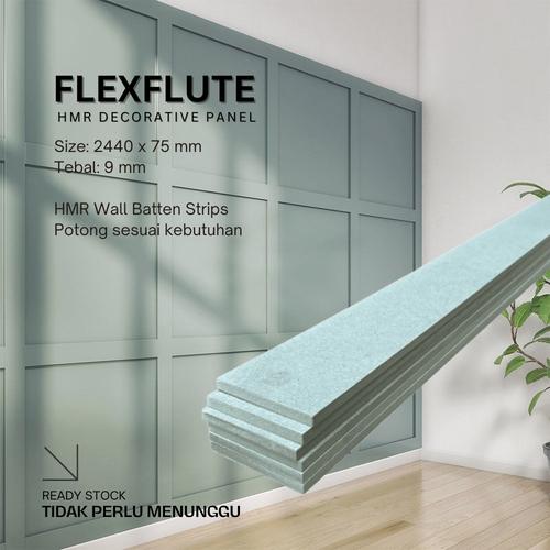 Jual Wall Panel Batten HMR MDF Strip Tebal Moulding Aksen Dinding ...