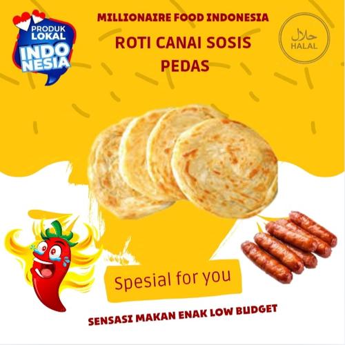 Jual Roti Cane sosis pedas isi 5 Pcs/Canai/Maryam/Konde isi 5 Pcs ...