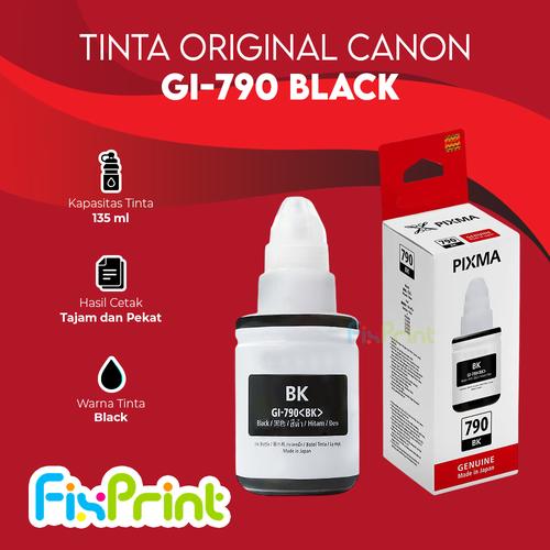 Jual Canon GI-790 GI790 GI 790 Black Cyan Magenta Yellow Tinta G2010 ...