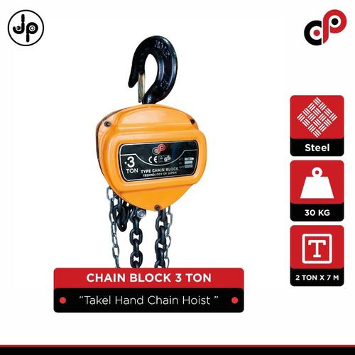 Jual Chain Block 3 Ton x 3 Meter CP| Takel Hand Chain Hoist 3 Ton x 3 ...