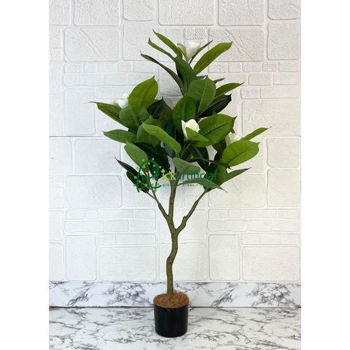 Jual Tanaman Hias Pohon Artificial Daun Magnolia Besar T120 Pot Dasar ...
