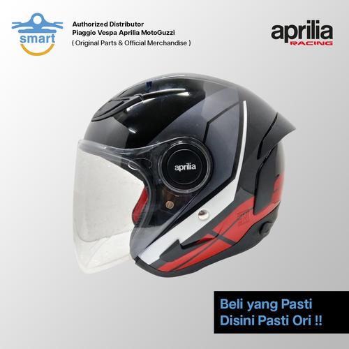 Jual Helmet Aprilia A Jet Half Face ( Aprilia Racing ) - L - Kota ...