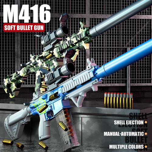 Jual M416 Listrik dan Manual Nerf Mainan Senjata Tembak Mainan，Mainan ...