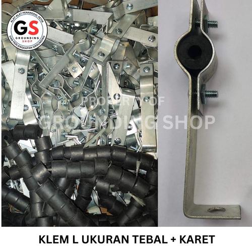 Jual Klem L Tebal + Karet untuk penyangga Kabel BC - Jakarta Pusat ...