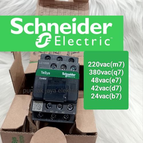 Jual kontaktor contactor schneider original lc1d09 f7 110vac 3phase/kontaktor Schneider/LC1D09F7 ...