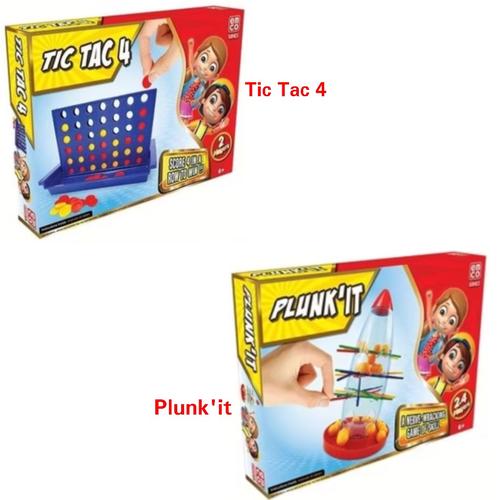 Jual Mainan Anak Family Board Game Plunk'it atau Tic Tac 4 Table Top ...