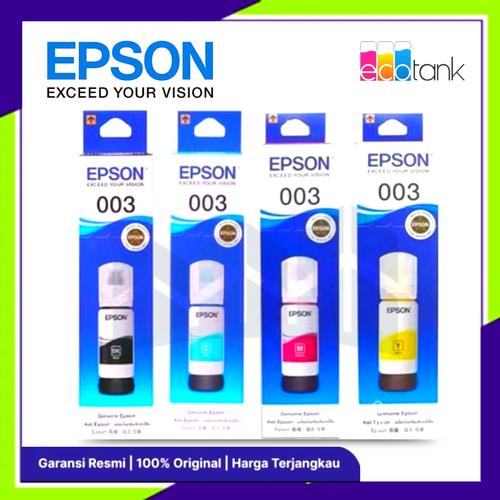 Jual TINTA EPSON 003 ORIGINAL FOR PRINTER L1110 L3110 L5190 L1210 L5190 ...