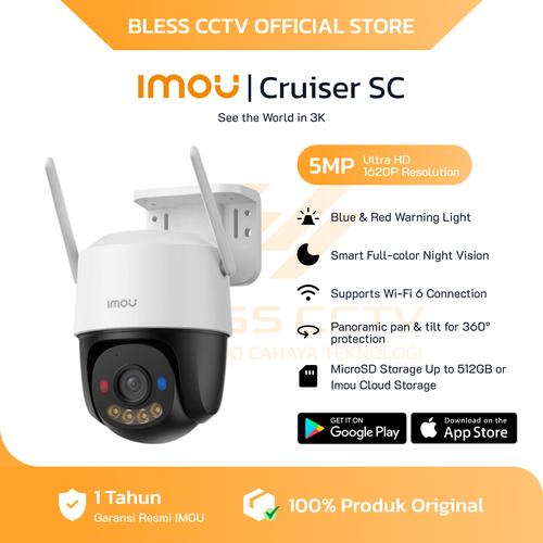 Jual Imou Cruiser SC 5MP 3K Full Color Night Vision IP Camera CCTV ...